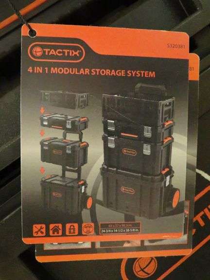* Tactix 4in1 Modular Storage System - Prime Time Auctions, Inc.