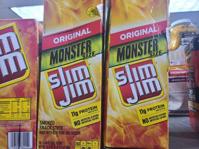 4) Slim Jim Snack Sticks - Prime Time Auctions, Inc.