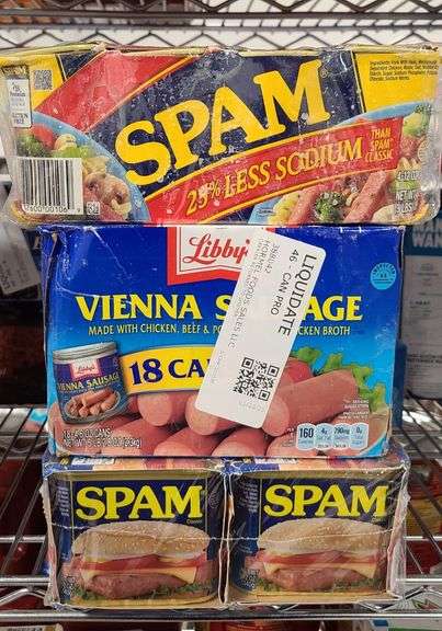 2)Spam, Vienna Sausages - Prime Time Auctions, Inc.