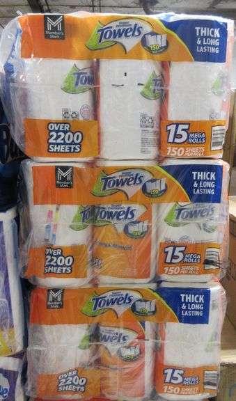 3) Super Premium Paper Towels - Prime Time Auctions, Inc.