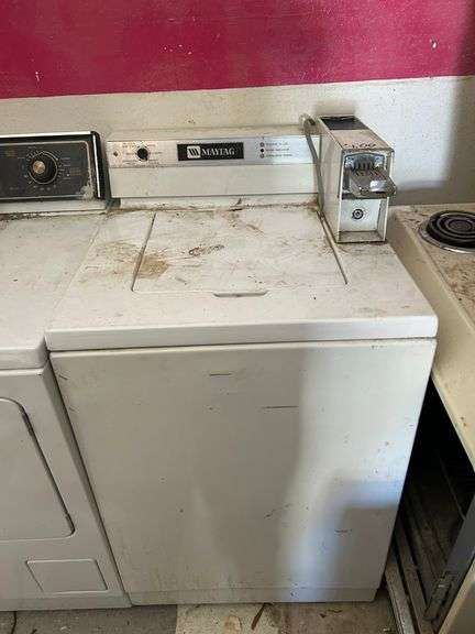 Maytag Coin Operated Washer - Prime Time Auctions, Inc.