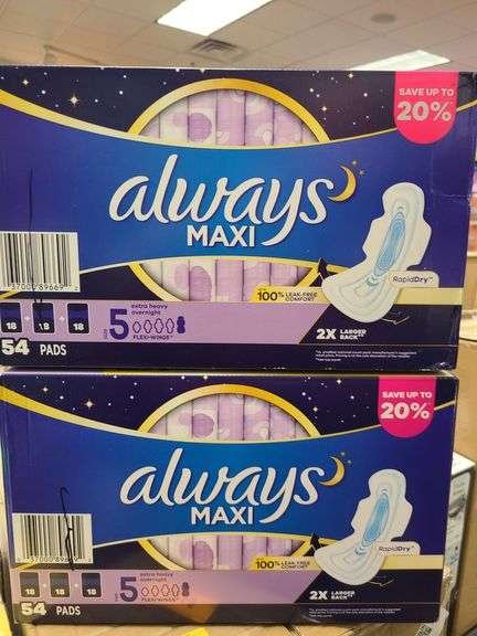 2)Always Pads - Prime Time Auctions, Inc.