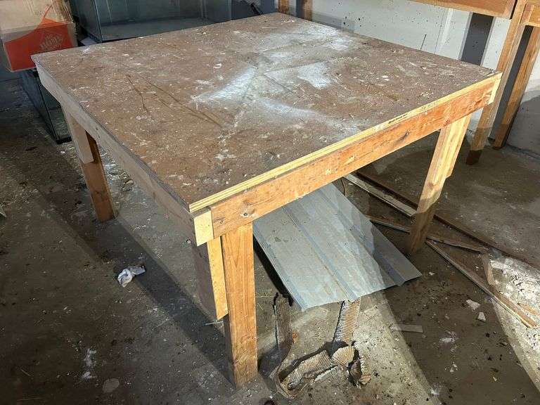 Work Shop Table - Prime Time Auctions, Inc.