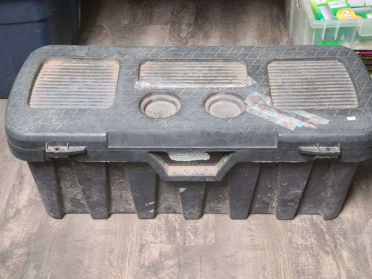 Contico Storage Trunk, Wedge Anchors, Metal Spool - Prime Time Auctions ...