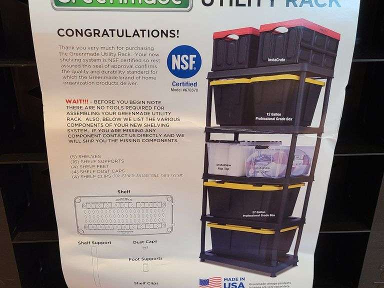 Greenmade Utility Rack - Prime Time Auctions, Inc.