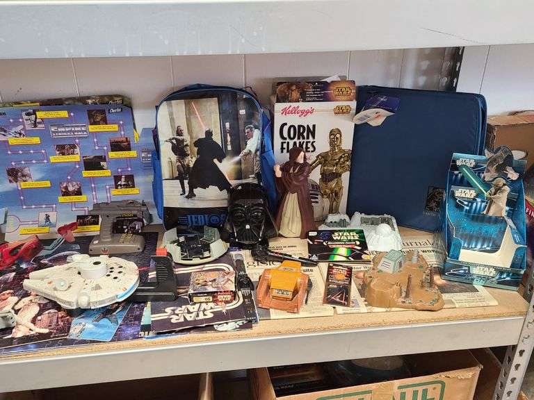 Star Wars Memorabilia: Obi Wan Kenobi Stature, Posters, Corn FLakes Bos ...