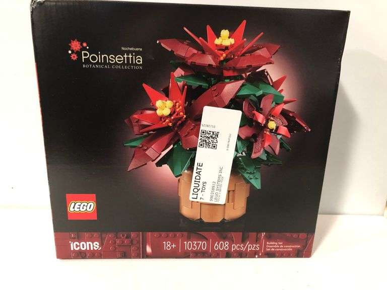 Lego Poinsettia Botanical Collection - Prime Time Auctions, Inc.