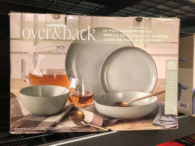 Over And Back Dinnerware Set - Prime Time Auctions, Inc.