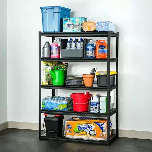 Five Shelf Deep Storage Rack - Prime Time Auctions, Inc.