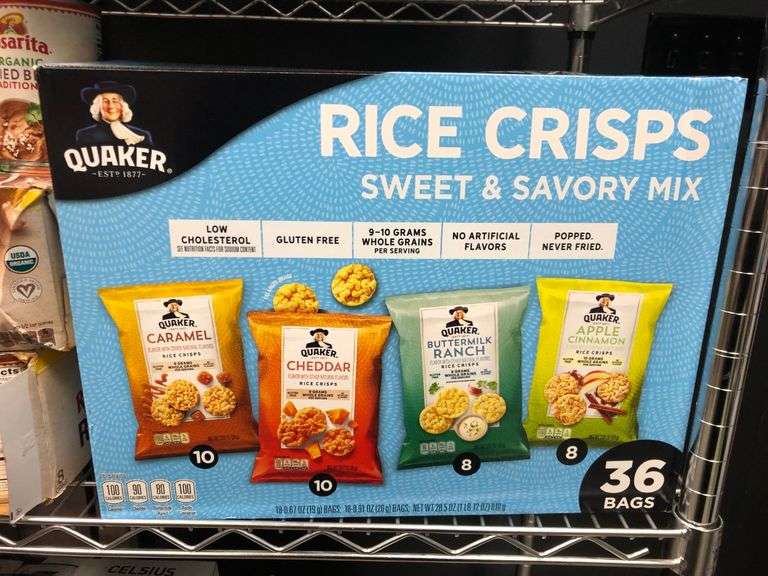 Quaker Rice Crisps Variety Pack - Prime Time Auctions, Inc.