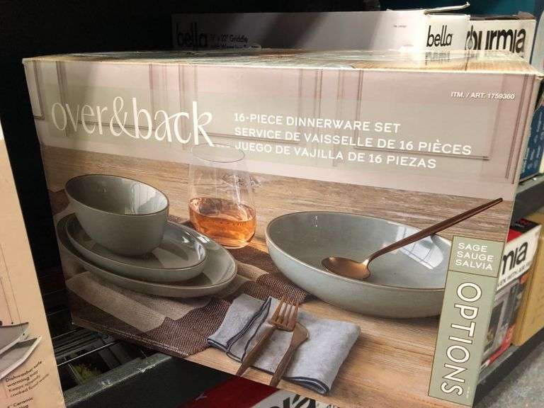 Over And Back Dinnerware Set - Prime Time Auctions, Inc.