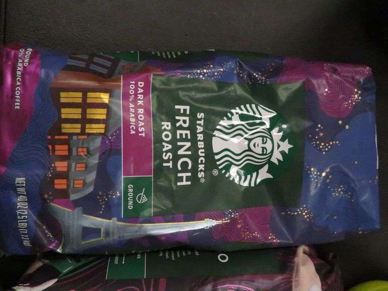 Starbucks French Roast, Starbucks Espresso Roast - Prime Time Auctions ...