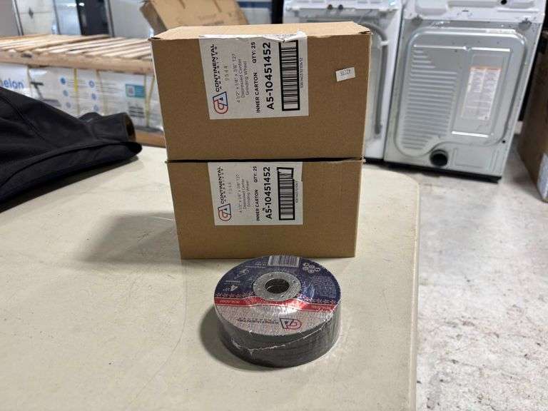 2) Continental Abrasives Depressed Grinding Wheels - Prime Time ...