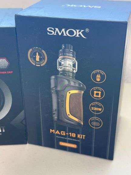 Smok G-Priv 4 Vape Kit, Smok Mag-18 Vape Kit - Prime Time Auctions, Inc.