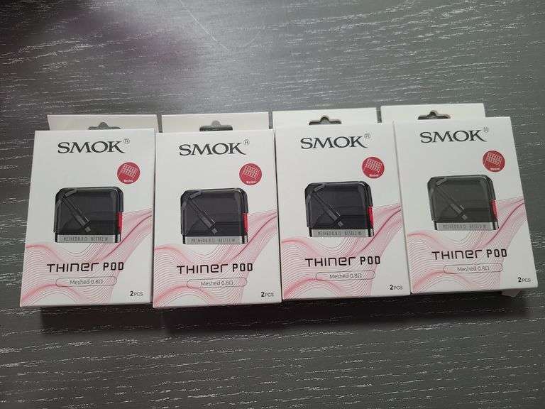 4) Smok Thiner Pods - Prime Time Auctions, Inc.
