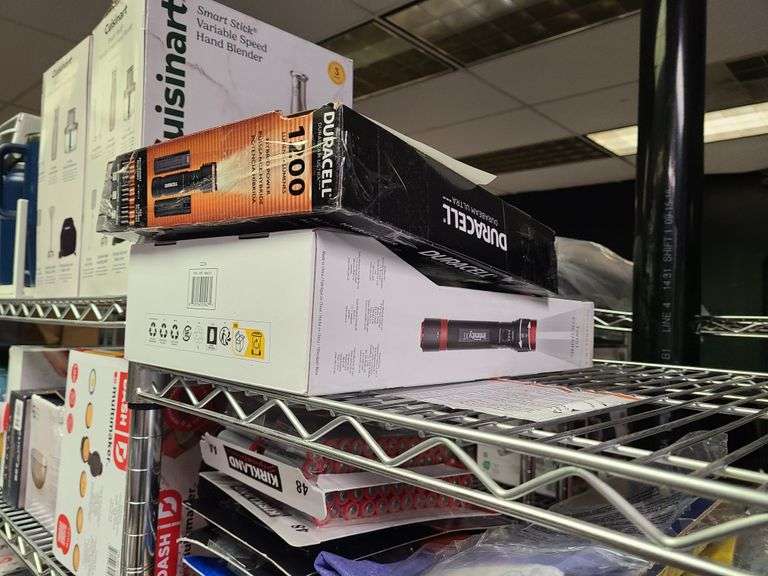 1) 3pk Duracell Flashlights, 1) InfinityXT Flashlight - Prime Time ...