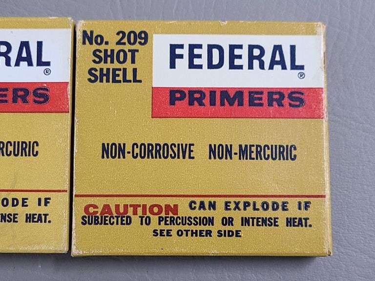 2) Boxes Federal Primers - Prime Time Auctions, Inc.