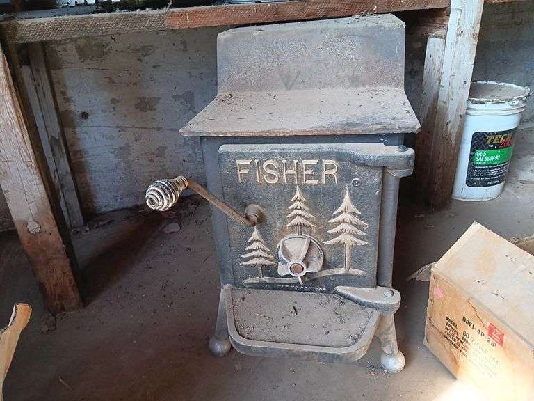 Fisher Wood Stove - Prime Time Auctions, Inc.