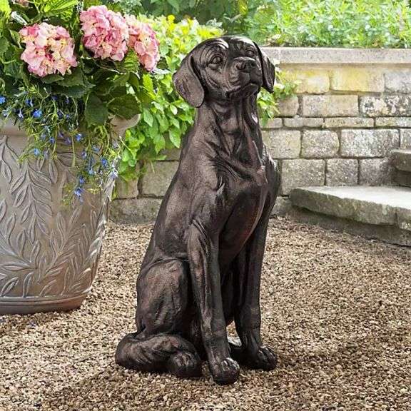 Labrador Dog Statue - Prime Time Auctions, Inc.