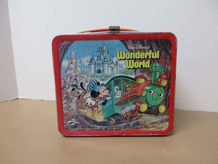 1980 Walt Disney's "Wonderful World" Lunch Box - Prime Time Auctions, Inc.