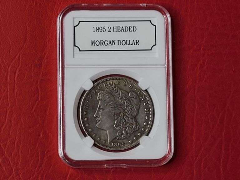 1895 2-Headed Morgan Dollar - Prime Time Auctions, Inc.