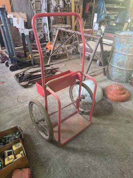 Metal Rolling Hand Cart - Prime Time Auctions, Inc.