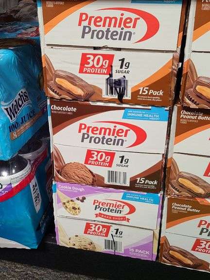 3) Cases Premier Protein Shakes - Prime Time Auctions, Inc.