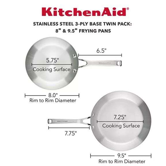 Kitchen Aid 2pc Frying Pans - Prime Time Auctions, Inc.