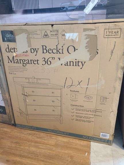 details by Becki Owens Margaret 36" Vanity - Prime Time Auctions, Inc.