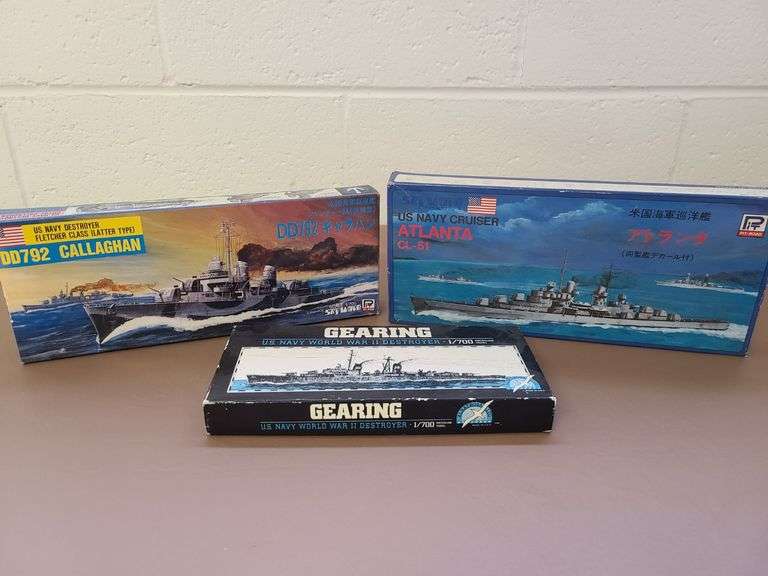 Callaghan US Navy Heavy Cruiser Model Ship, Altanta US Navy Cruiser ...