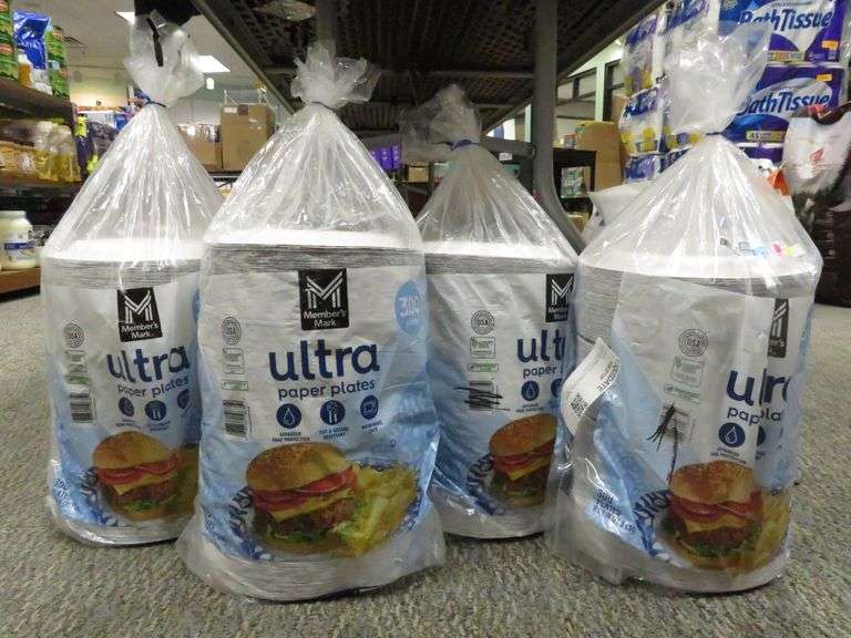 4) Paper Plates, - Prime Time Auctions, Inc.