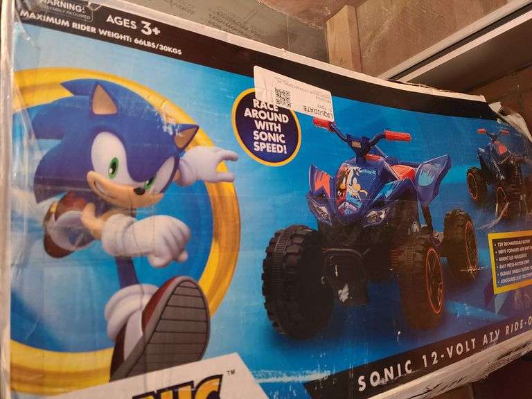 *Sonic the Hedgehog 12V ATV Ride-On - Prime Time Auctions, Inc.