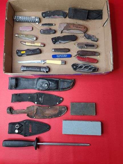 Pocket Knives, Sharpening Stones, Knife Sheaths - Prime Time Auctions, Inc.