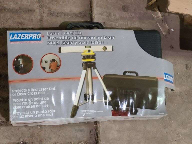 Lazer Pro Laser Level Kit - Prime Time Auctions, Inc.