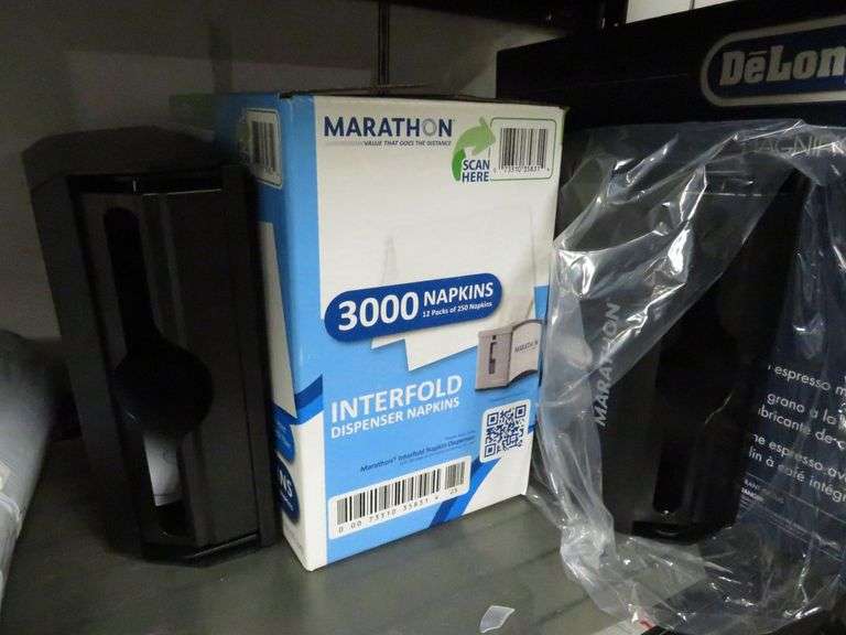 2) Marathon Paper Towel Dispenser, Marathon Interfold Dispenser Napkins ...