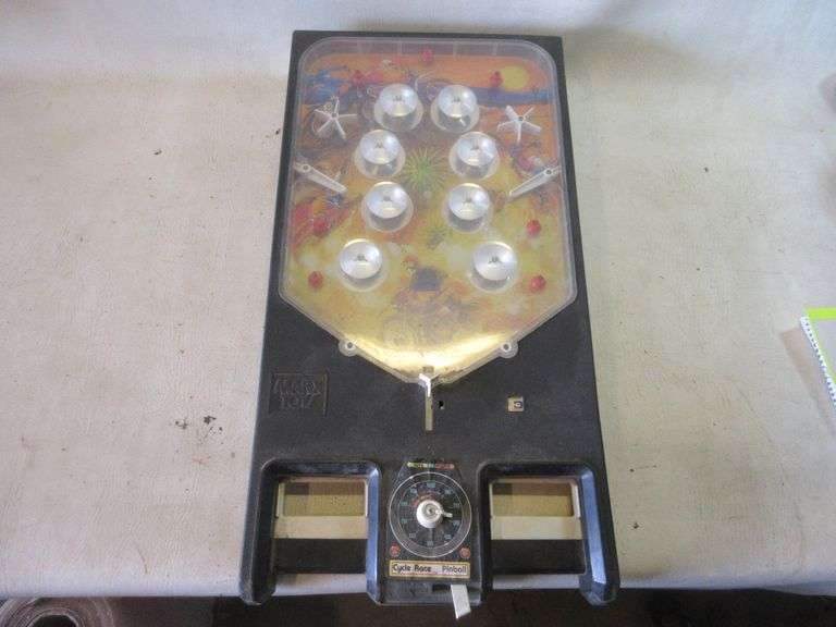 Vintage Marx Toys Cycle Race Pinball Game - Prime Time Auctions, Inc.