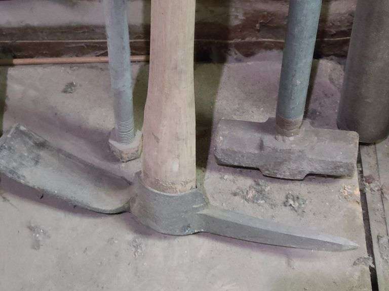 Pick Axe, Sledge Hammer, Metal Pipe - Prime Time Auctions, Inc.