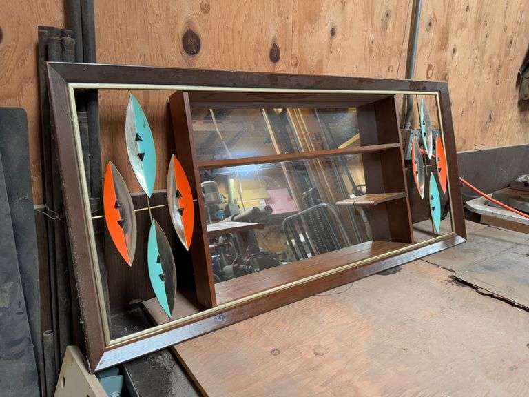 Mid Century Shadow Box/Mirror - Prime Time Auctions, Inc.