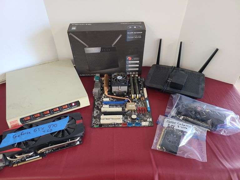 Memorex Power Center, Medialink Wireless Router, Linksys Router, Asus ...