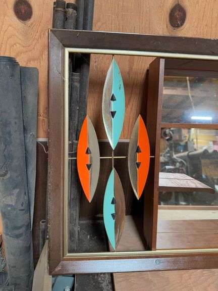 Mid Century Shadow Box/Mirror - Prime Time Auctions, Inc.