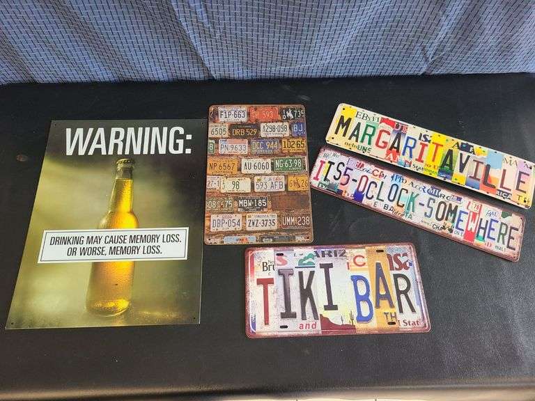 Assorted Metal Signs - Prime Time Auctions, Inc.