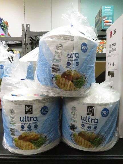 3) Ultra Paper Plates - Prime Time Auctions, Inc.