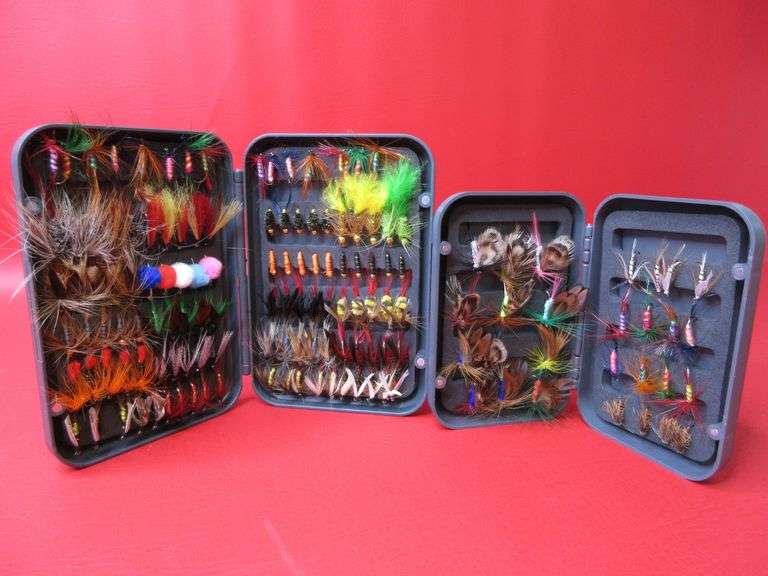 2) Cases Fishing Flies - Prime Time Auctions, Inc.