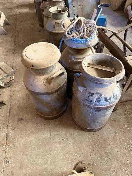 3) Milk Cans - Prime Time Auctions, Inc.