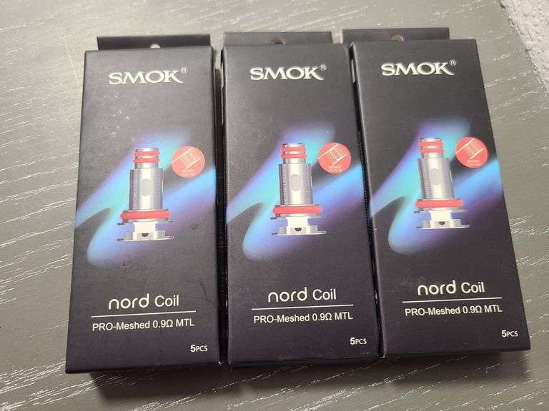 3) Smok Nord Coils - Prime Time Auctions, Inc.