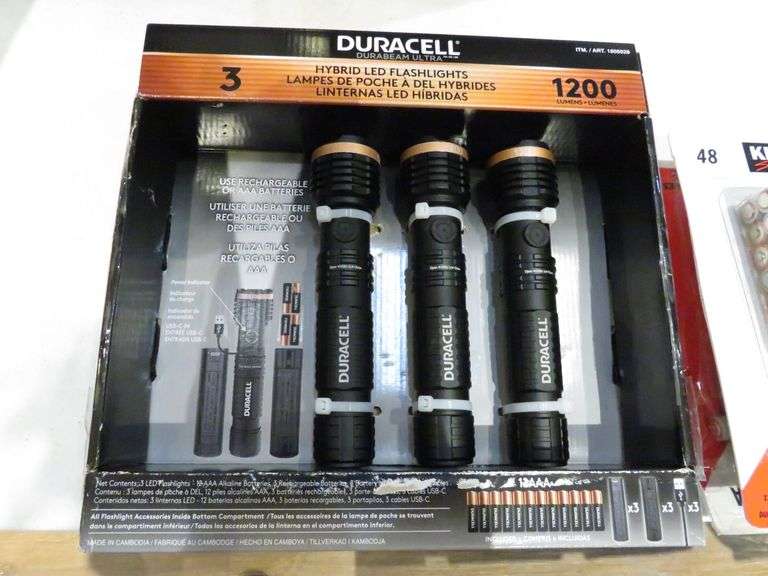 Duracell LED Flashlights - Prime Time Auctions, Inc.