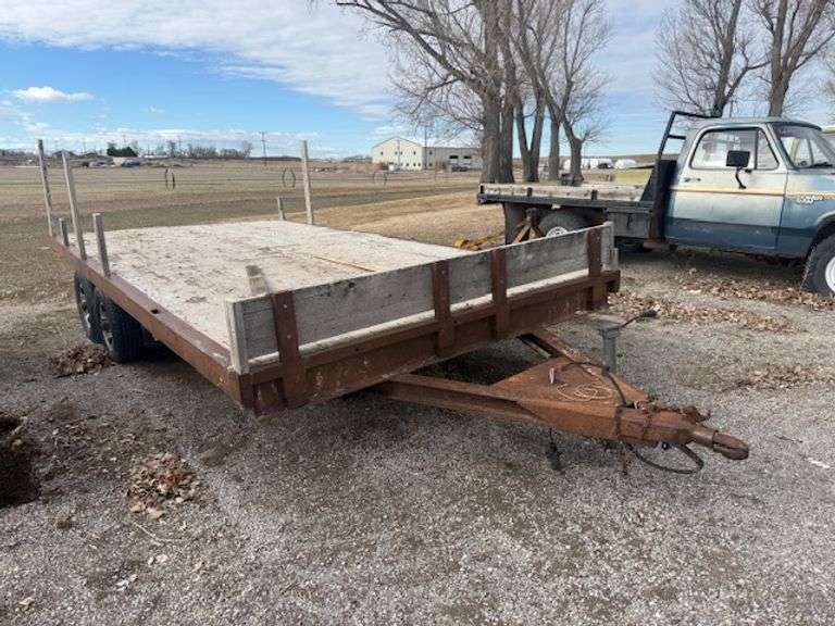 2 Axle Flatbed Trailer - Prime Time Auctions, Inc.