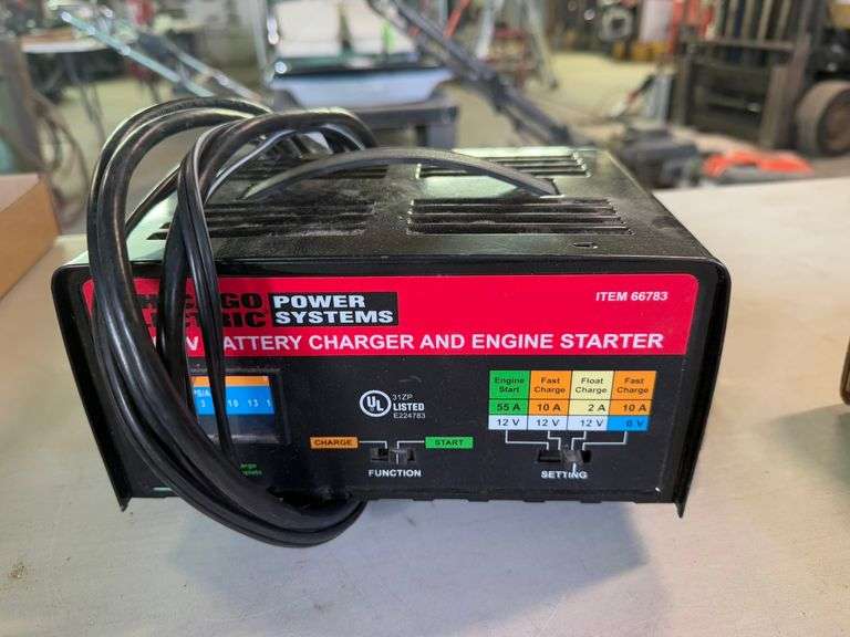Chicago Electric Battery Charger and Engine Starter - Prime Time ...