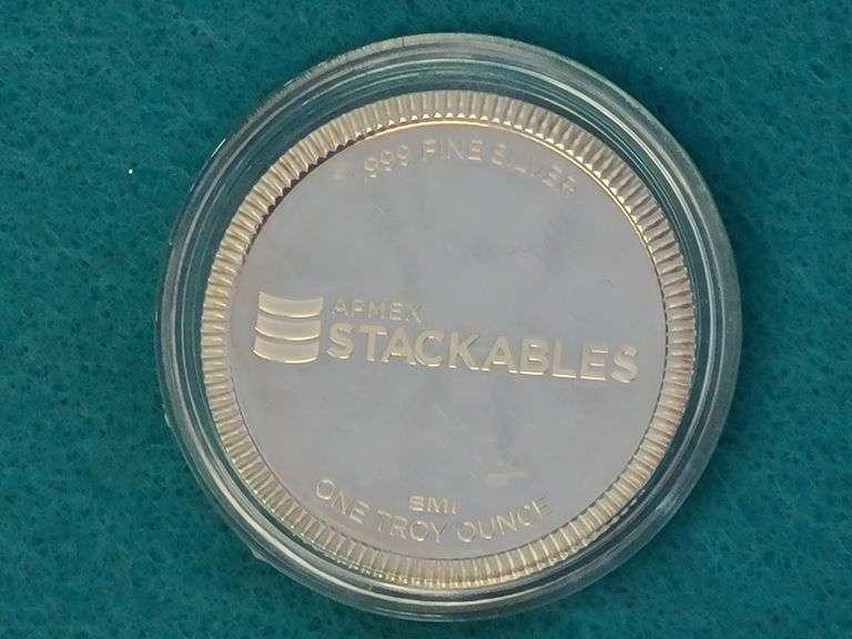 APMEX Stackable's 1 Oz Silver Round - Prime Time Auctions, Inc.