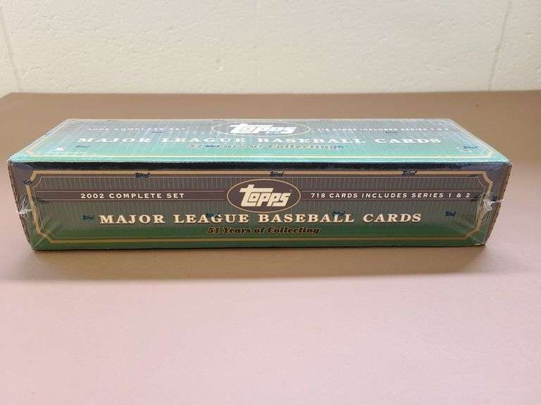 Topps MLB 2002 Complete Set (Unopened) - Prime Time Auctions, Inc.